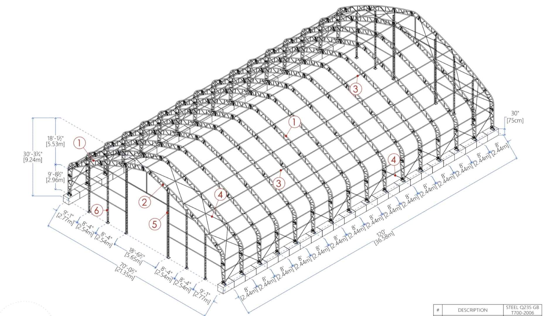 Determining the size of a proposed steel building - BC Steel Ltd.